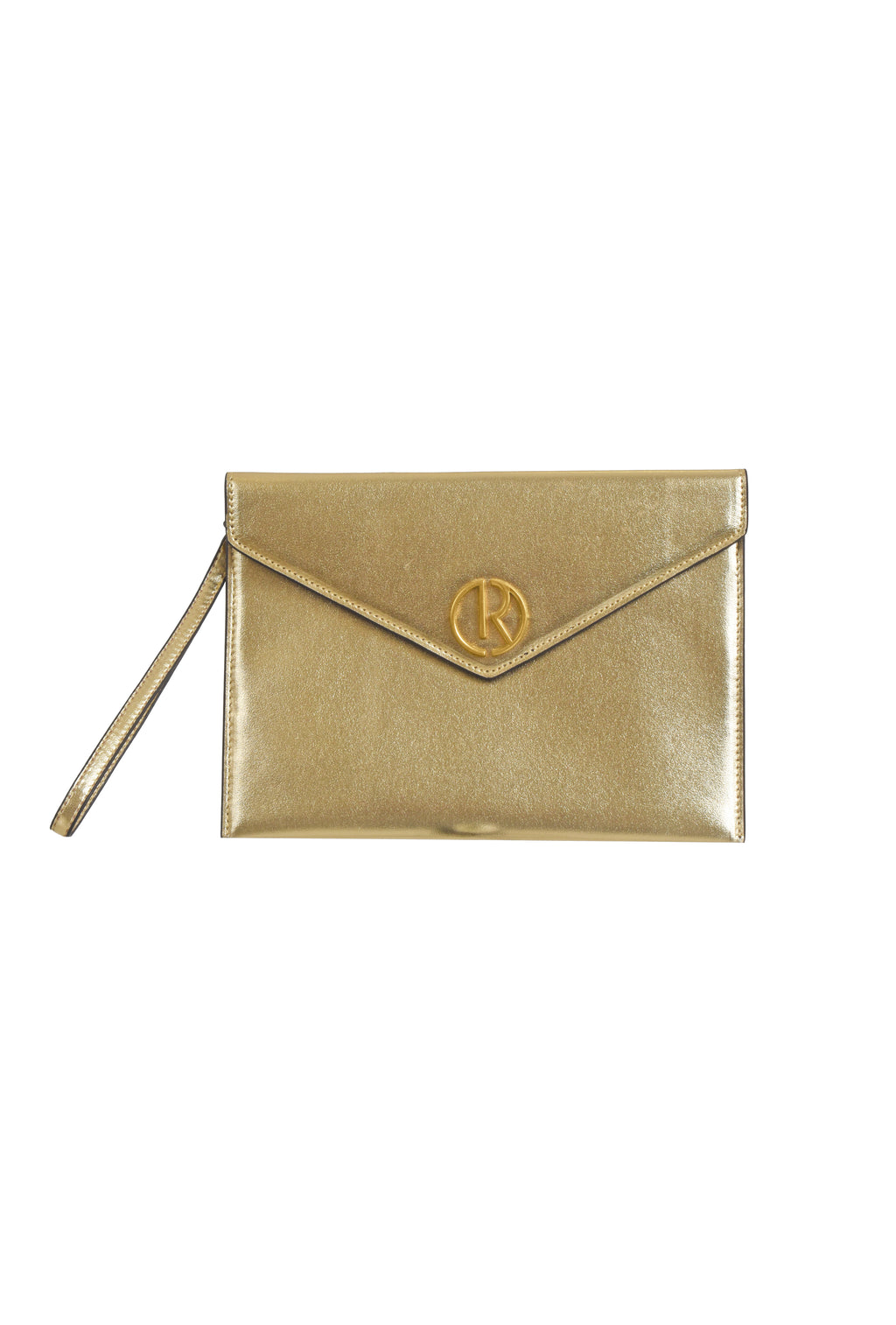 Pochette GELSOMINA Busta con Manico più Logo Ecopelle Metallizzata – Relish